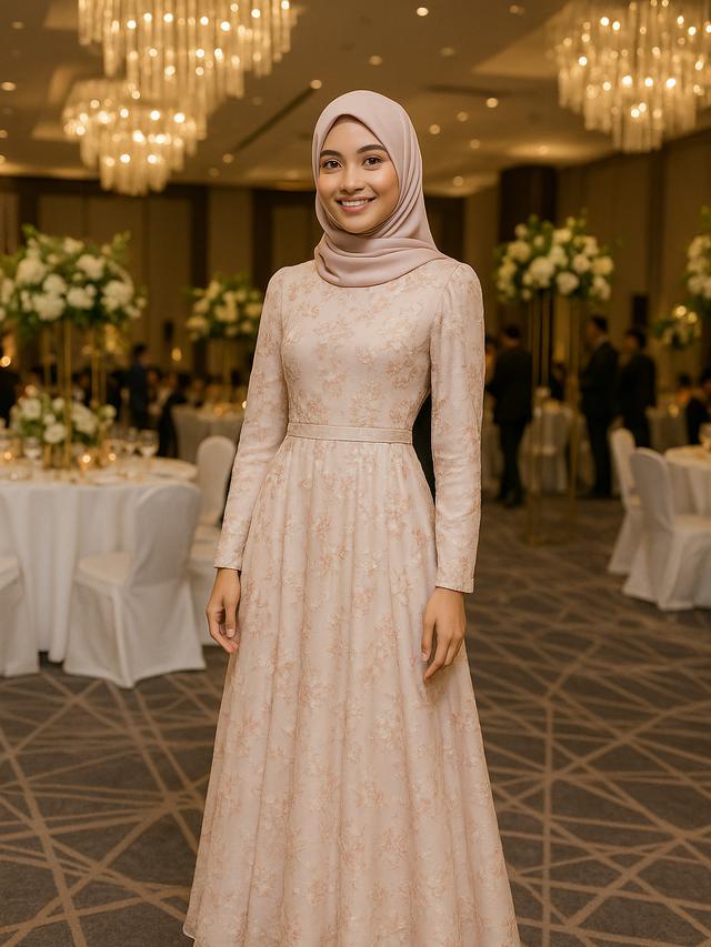 9 Model Baju Pesta Muslimah yang Anggun dan Elegan, Tampil Penuh Pesona ...