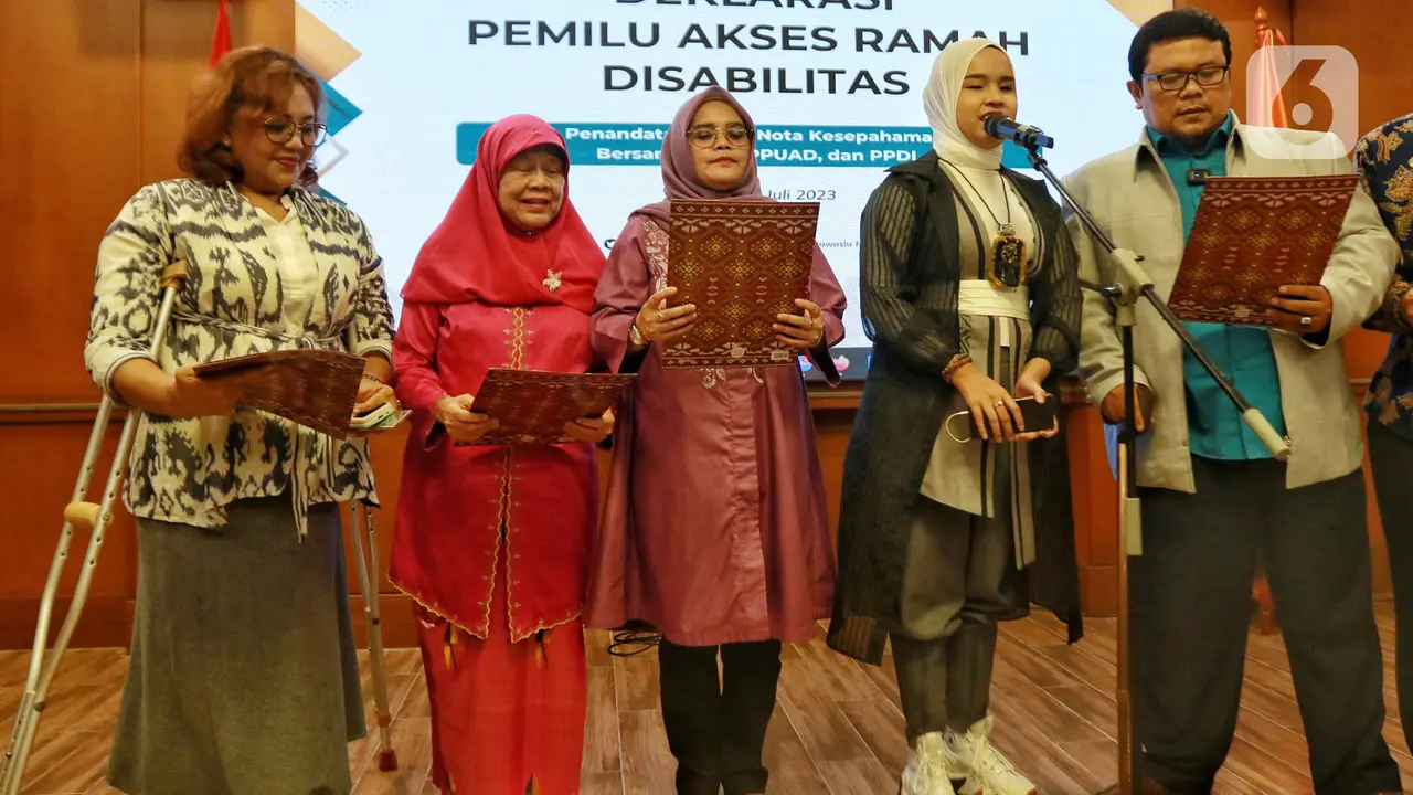Bawaslu RI dan KND Dukung Pemilu 2024 Ramah Disabilitas