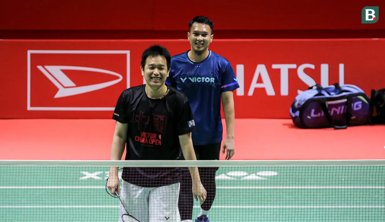 Foto: Latihan Resmi Terakhir Pasangan Hendra Setiawan dan Mohammad Ahsan sebelum Pensiun di ...