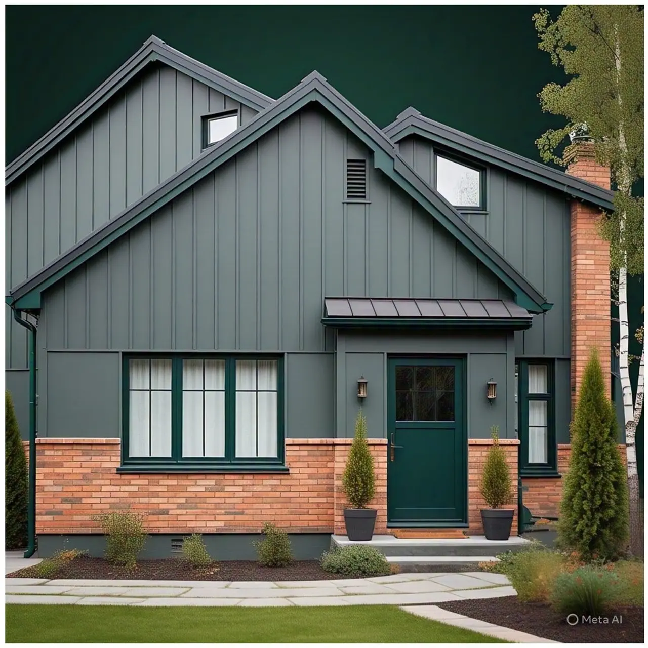 4 Tips Kombinasi Warna Cat dan Bata Ini Bikin Rumah Terlihat Mewah dari ...