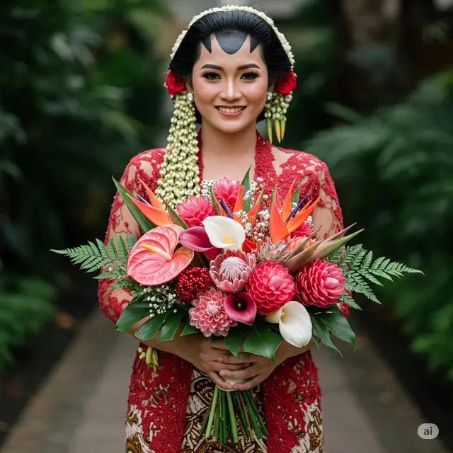 9 Inspirasi Buket Pernikahan dari Bunga Lokal, Unik Ramah Lingkungan ...