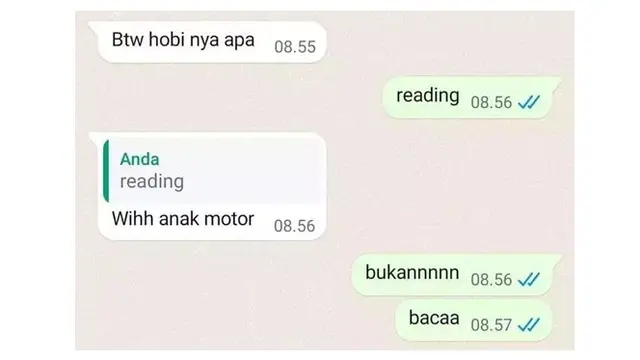 6 Chat Pakai Bahasa Inggris ke Gebetan Ini Kocak Banget, Bikin Salah ...