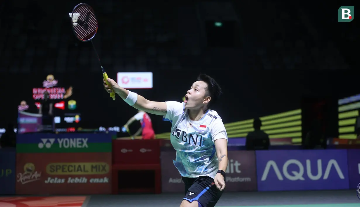 Foto: Kompaknya Apriyani/Fadia Saat Depak Wakil Thailand dari Kapal Api Indonesia Open 2024 ...