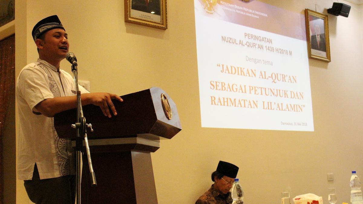 KBRI Damaskus Gelar Peringatan Malam Turunnya Al Quran