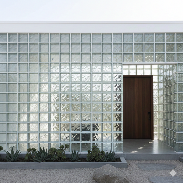7 Gambar Glass Block Rumah Minimalis, Pencahayaan Alami dengan Sentuhan ...