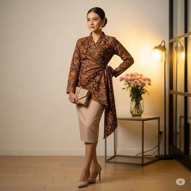 5 Tips Memilih Model Lengan Baju Batik untuk Wanita Gemuk, Bikin Penampilan Makin Elegan - Hot ...