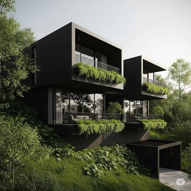 12 Model Rumah Sederhana Keren untuk Lahan Miring, Solusi Hemat ...