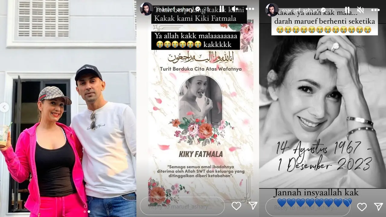 Terima Kabar Kiki Fatmala Meninggal Dunia, Sang Adik Maruef Ashary Merasa Darahnya Berhenti: Ya ...