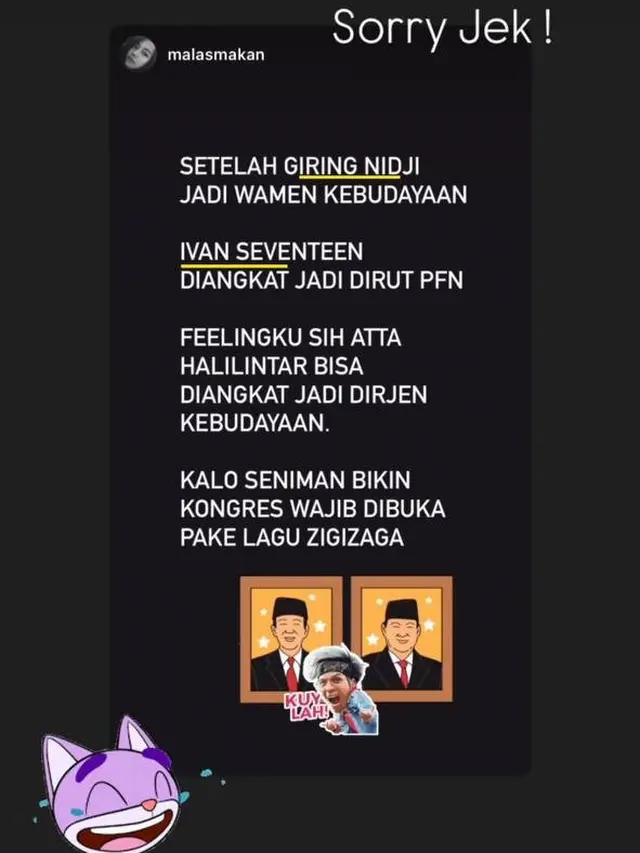 Beragam Reaksi Aktor dan Aktris Indonesia Atas Penunjukan Ifan Seventeen Jadi Dirut PFN - Hot ...