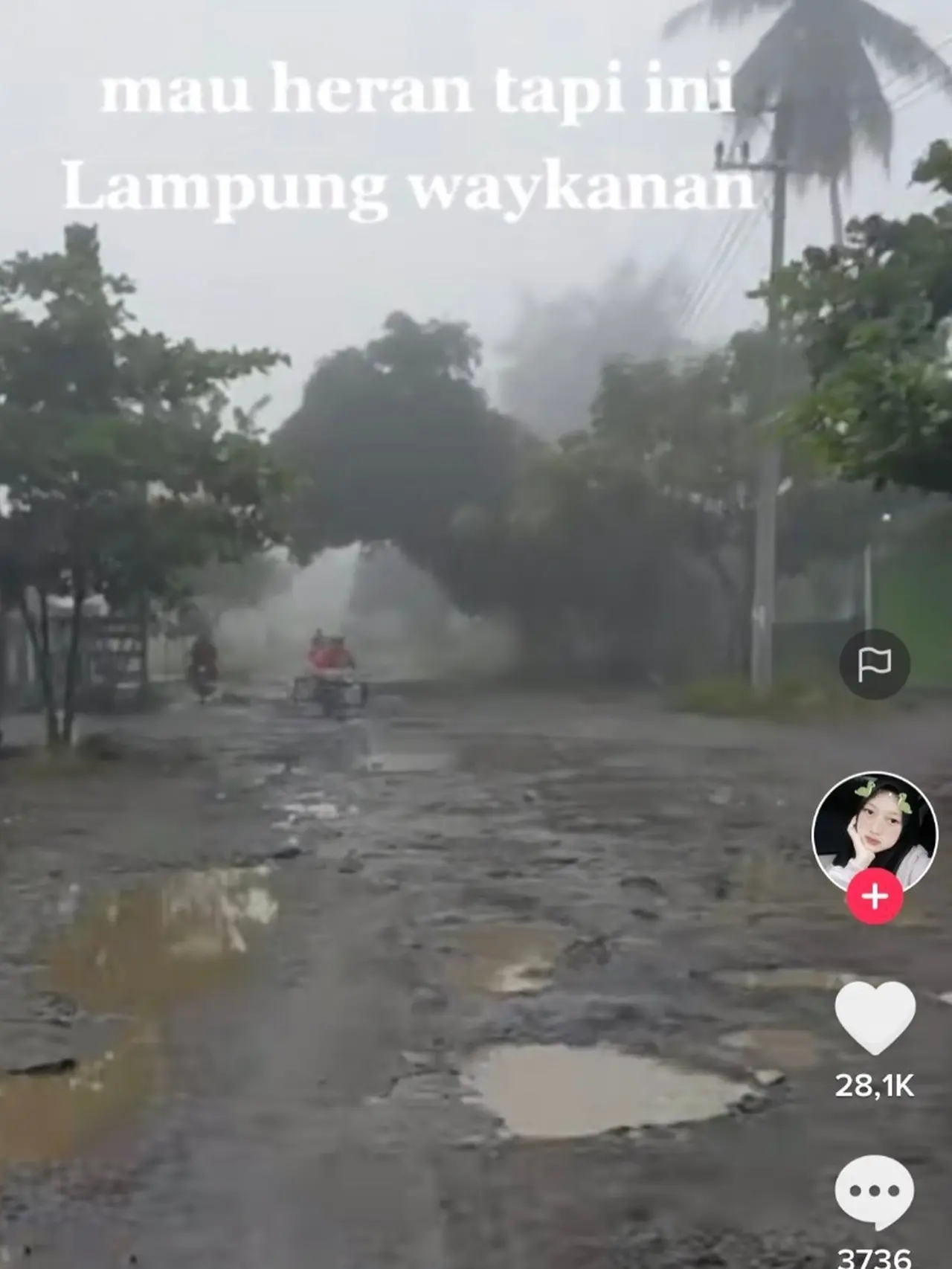 Kondisi Jalan di Lampung yang Rusak Sempat Viral, Warga Ingin Jalan di Daerahnya Diperbaiki ...