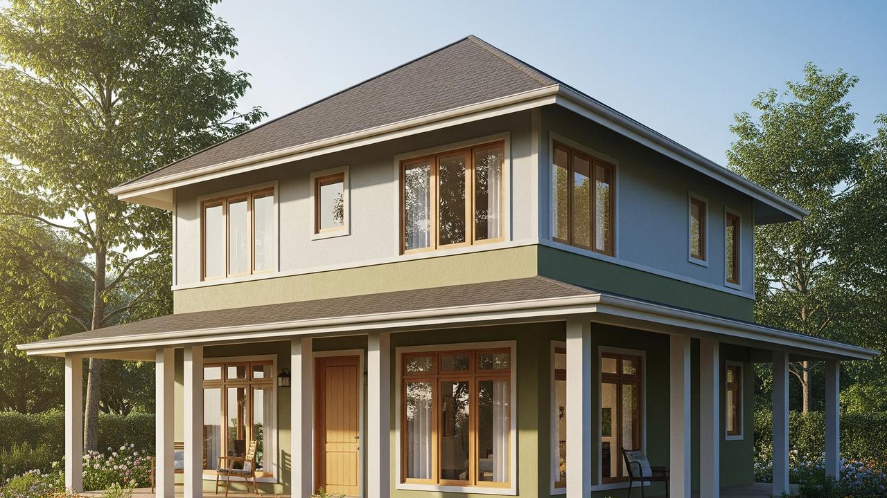 11 Model Rumah Sederhana Tingkat 2 untuk Inspirasi Hunian Impian