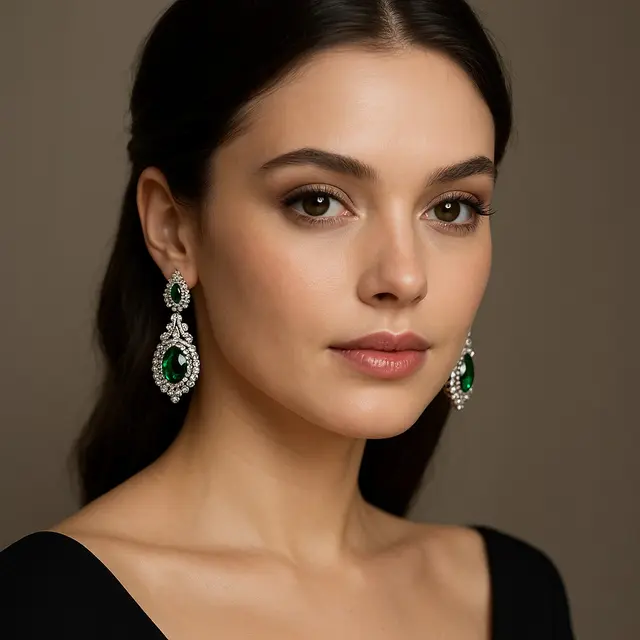 6 Model Anting Permata Hijau, Pilihan Yuni Shara Nomor Satu - Hot ...