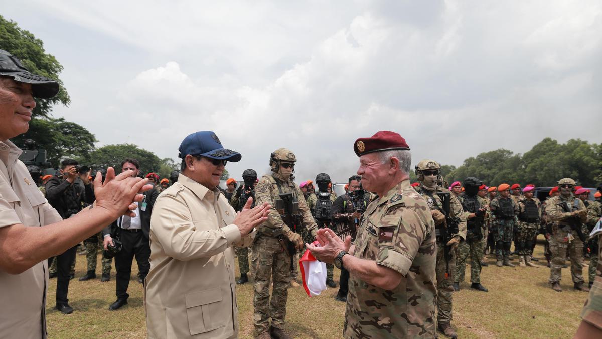 Momen Prabowo dan Raja Abdullah II Tonton Aksi Drone Perang Anti Teror ...