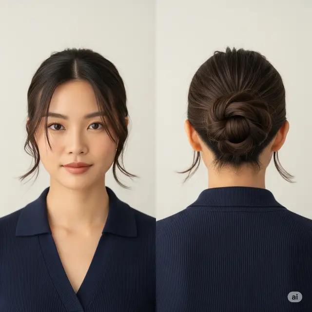 6 Model Rambut Pendek Gelung Bawah yang Stylish dan Praktis - Hot ...