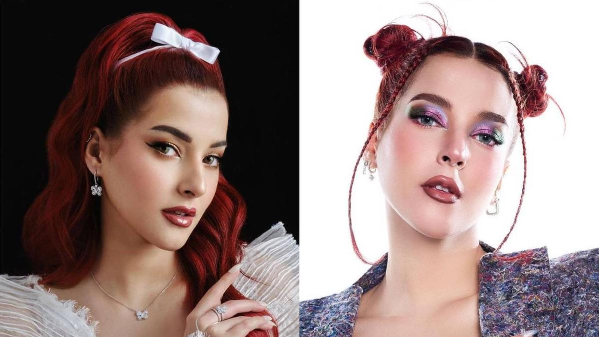 Inspirasi 10 Gaya Rambut Berwarna dari Tasya Farasya dengan Rambut ...