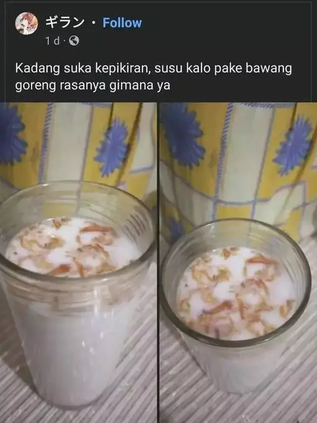 6 Potret Susu Dicampur Makanan Ini Nyeleneh, Sajiannya Bikin Hilang ...
