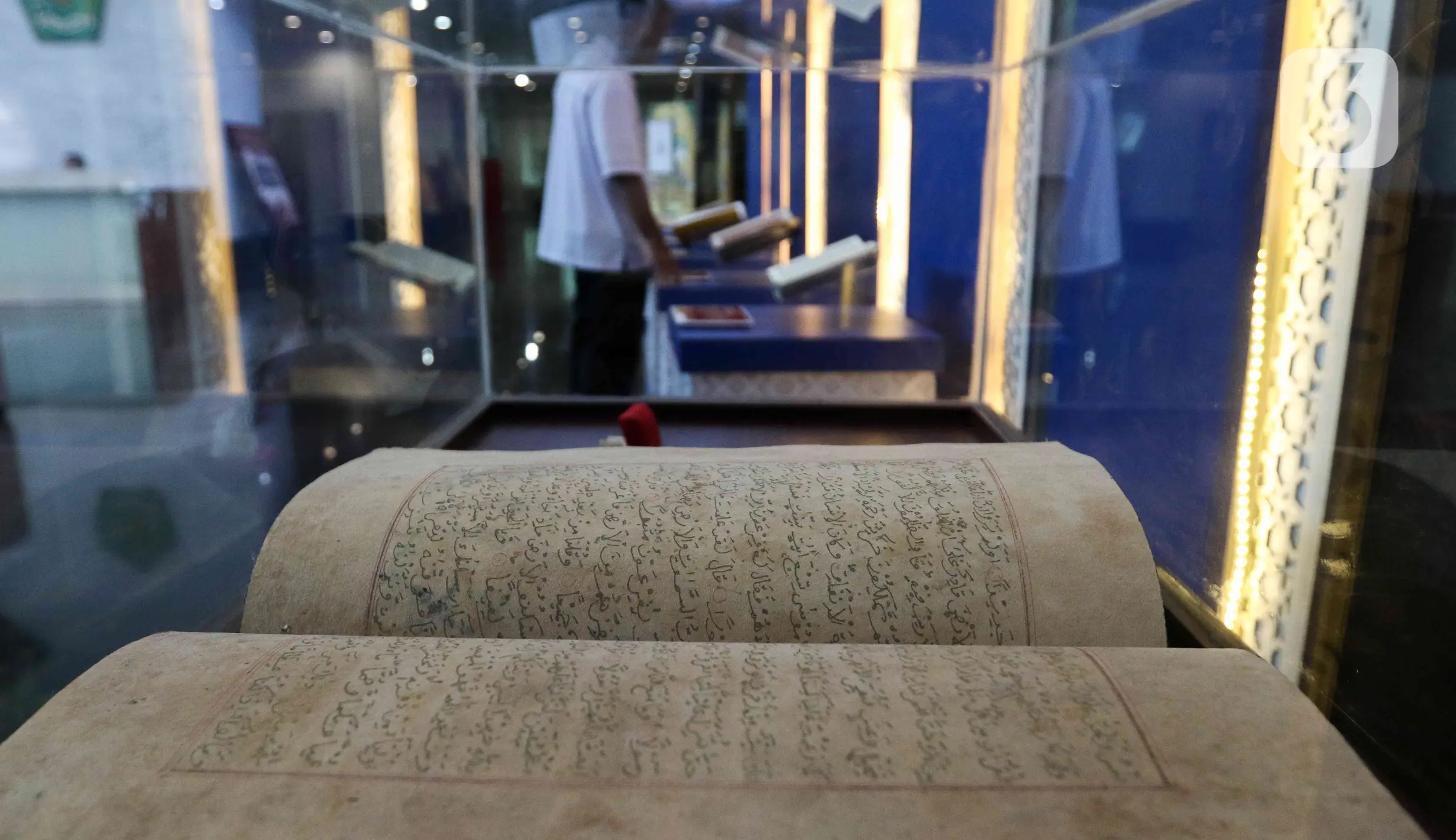 9 Mushaf Al Quran Fenomenal Dipamerkan di Kemenag - Foto Liputan6.com