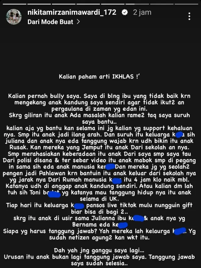 Lolly Putri Nikita Mirzani Diusir Mama Eda, Kini Mendekam di Kantor Polisi London! - ShowBiz ...