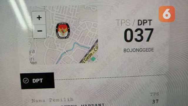Yuk Cek DPT Online 2024 Buat Tahu Lokasi TPS Kamu, Begini Caranya - Tekno Liputan6.com