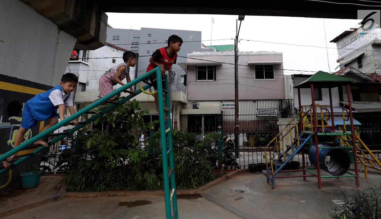 FOTO: Anggaran RPTRA Dihentikan 2019 - Foto Liputan6.com