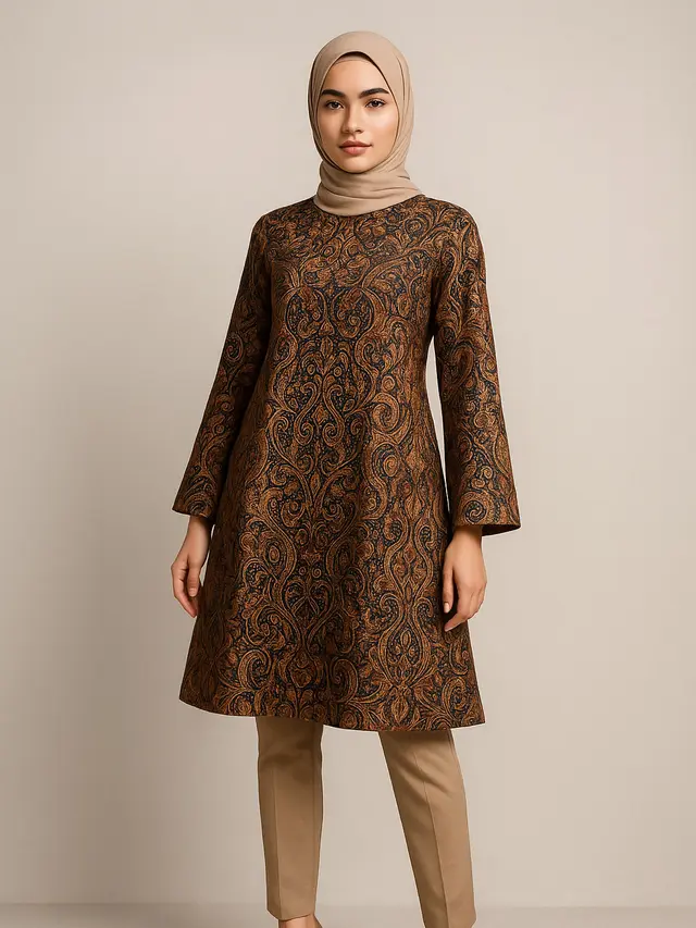 10 Model Batik Tunik Elegan dan Nyaman yang Cocok untuk Berbagai Acara ...