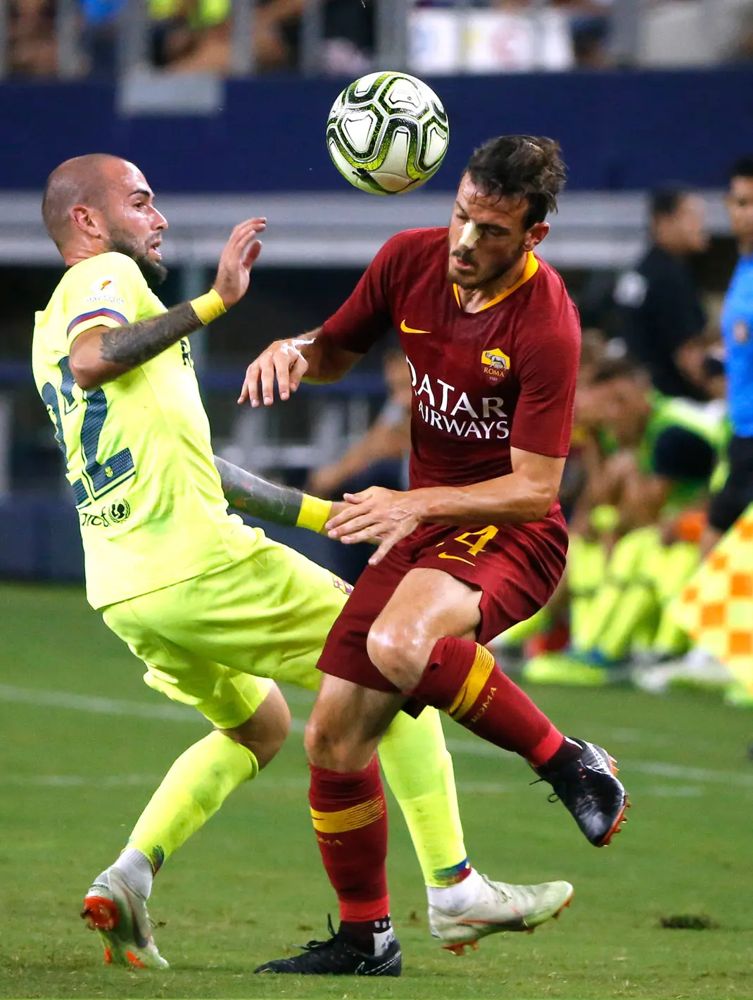 FOTO: AS Roma Permalukan Barcelona di ICC 2018 - Foto Liputan6.com