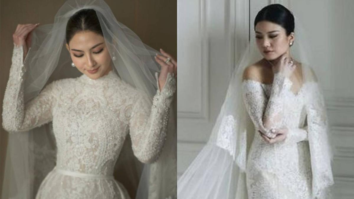 8 Ide Gaun Pernikahan Artis dan Public Figure yang Sukses Bikin Manglingi, dari Jessica Mila ...