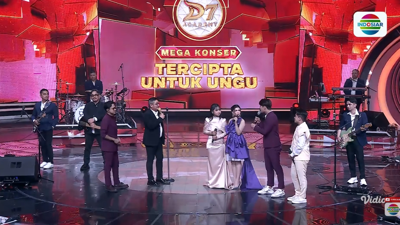 April D'Academy 7 Menangis Bahagia Sepanggung dengan Ungu di Mega ...