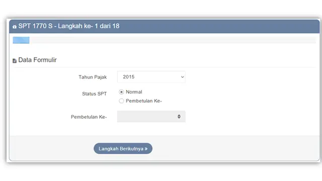 Ini Panduan Lengkap Isi SPT Pajak 1770 S Pakai E-Filing - Bisnis ...