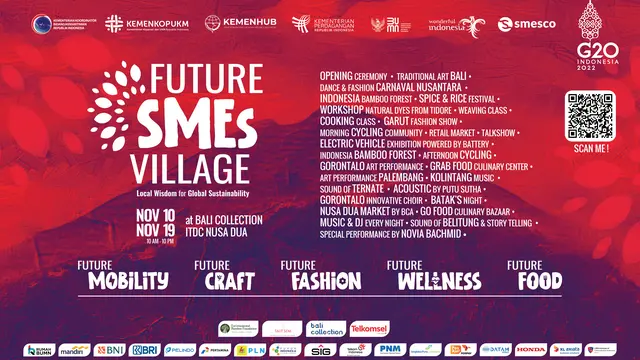 10 Ribu Lebih Pengunjung Nikmati Produk UMKM Lokal Berkualitas di SMEs Future Village - Global ...