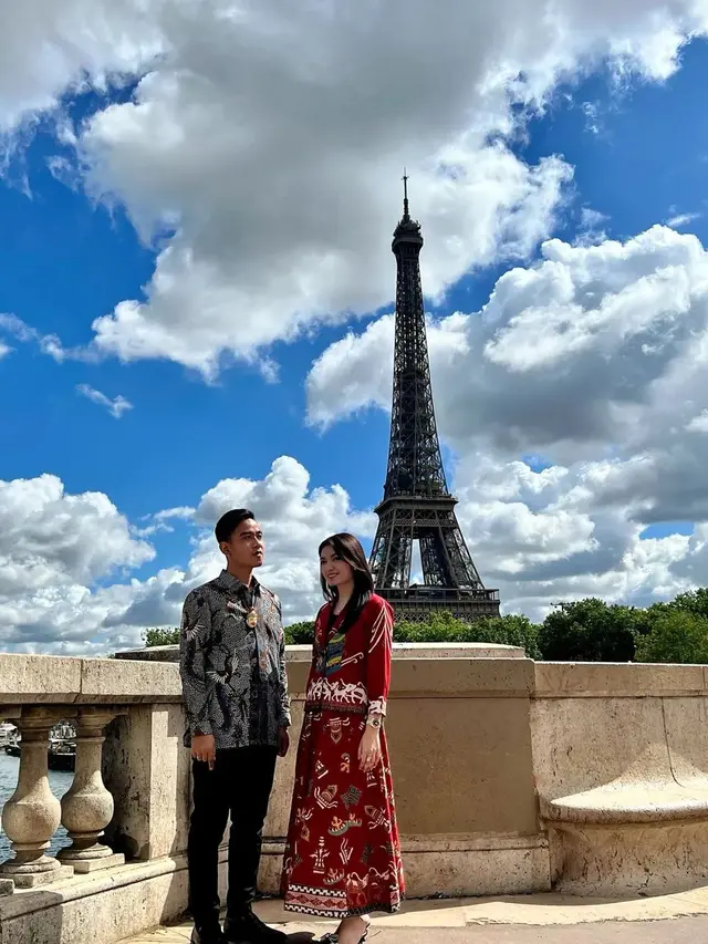 6 Potret Gaya Gibran Rakabuming dan Selvi Ananda saat Kunjungan Luar ...