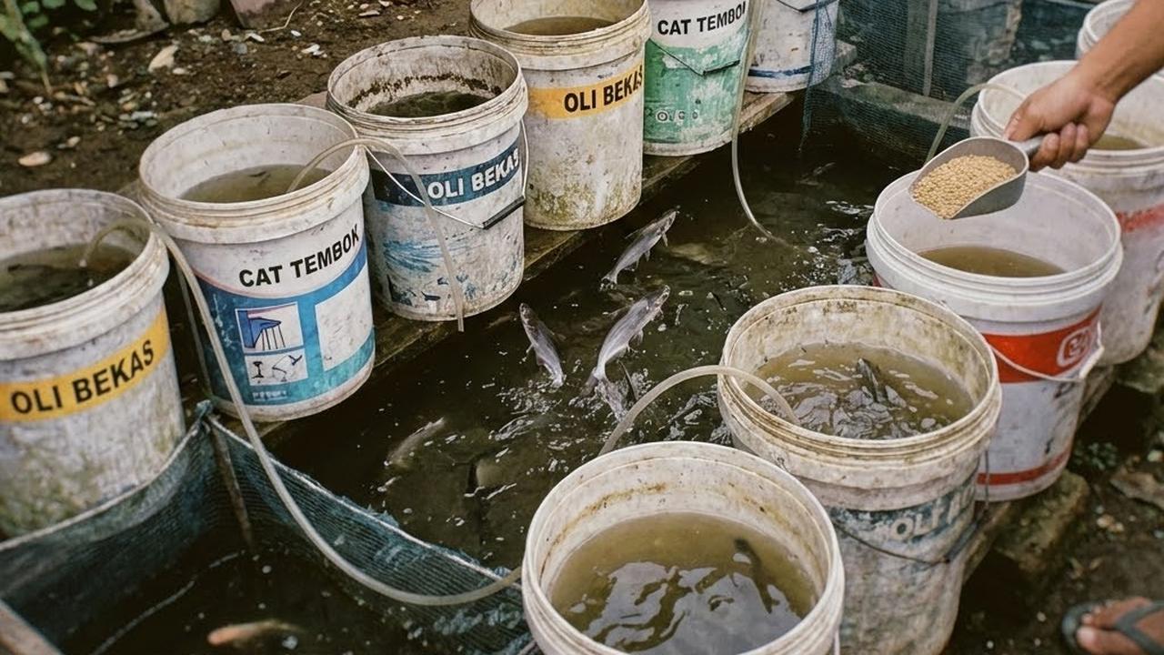 Cara Ternak Ikan Patin di Ember Bekas, Panen Melimpah di Lahan Sempit