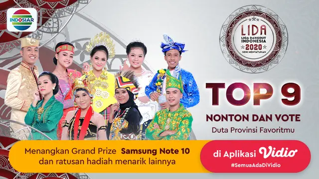 Saksikan Live Streaming Konser Welcome Top 9 LIDA 2020 di Vidio, Tayang ...