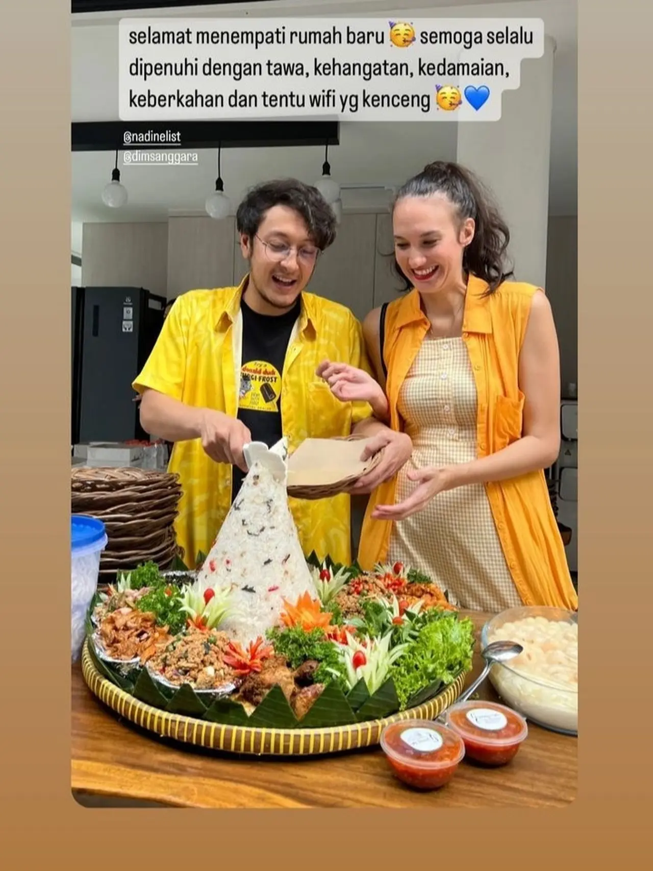 6 Momen Gemas Ultah Pertama Nadi Djiwa Putri Dimas Anggara dan Nadine Chandrawinata Bertema ...