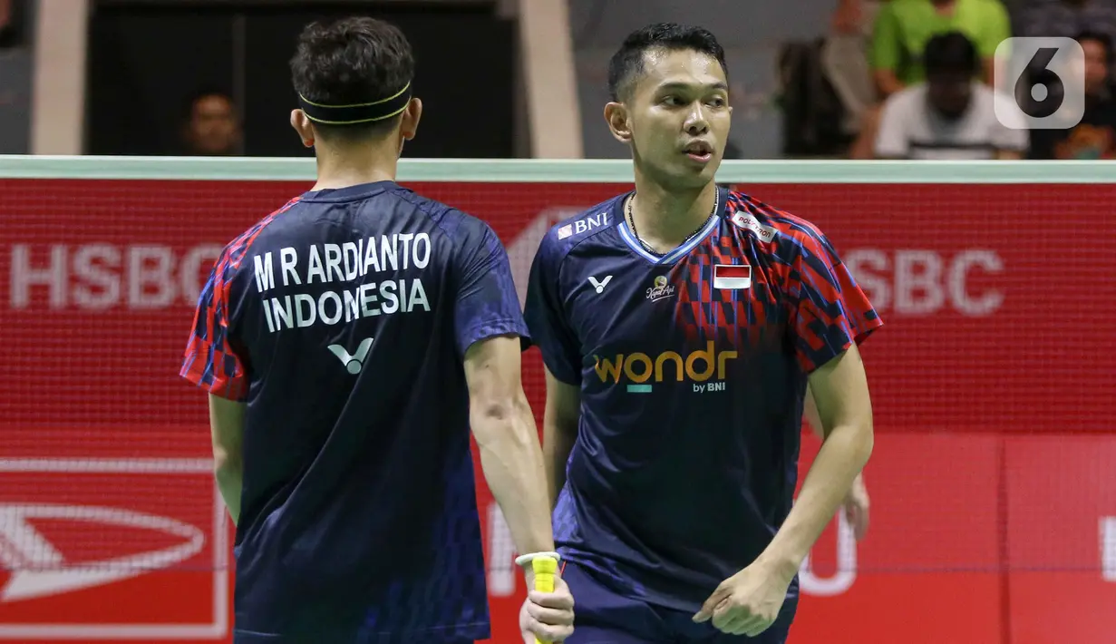 Bungkam Ganda Putra Thailand, Fajar/Rian ke Final Indonesia Masters 2025 - Foto Liputan6.com