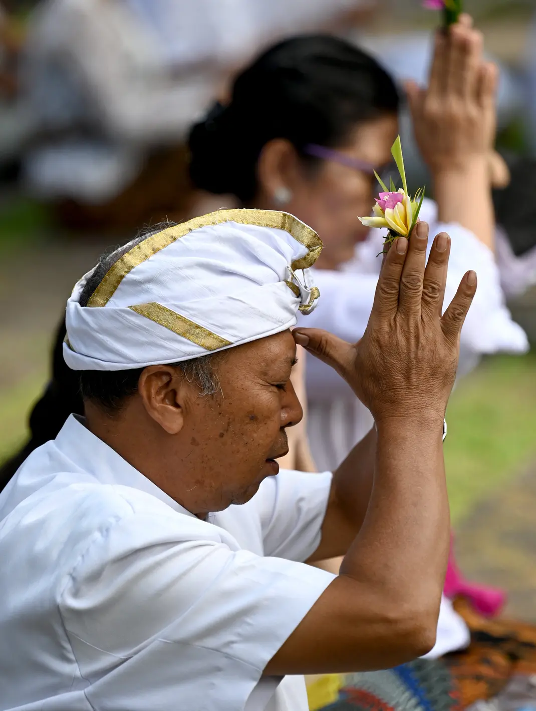 Sembahyang Hari Raya Galungan di Bali - Foto Liputan6.com