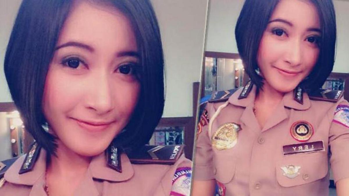 Bukan Hanya Bripda Muthia, Bripda Lery Ini Pun Nggak Kalah Cantik