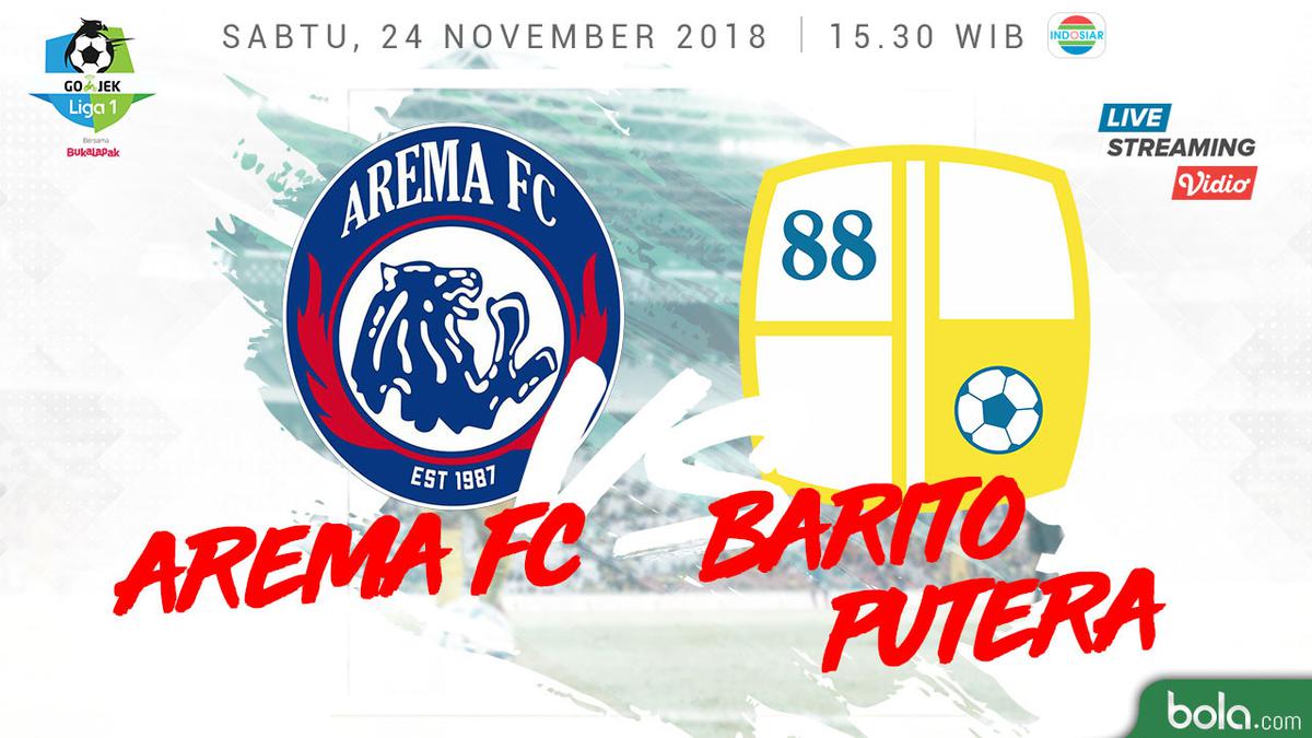 Prediksi Arema Vs Barito Putera: Menuju Posisi Aman - Indonesia Bola.com