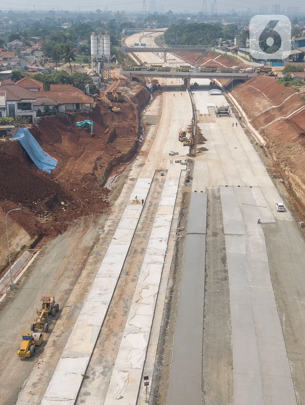 Proyek Tol Cinere-Serpong Sudah Tersambung - Foto Liputan6.com