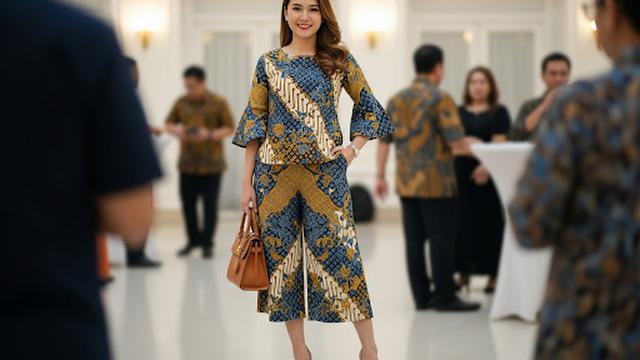 10 Rekomendasi Baju Batik Lengan Lonceng 3/4, Pilihan Feminin yang Elegan