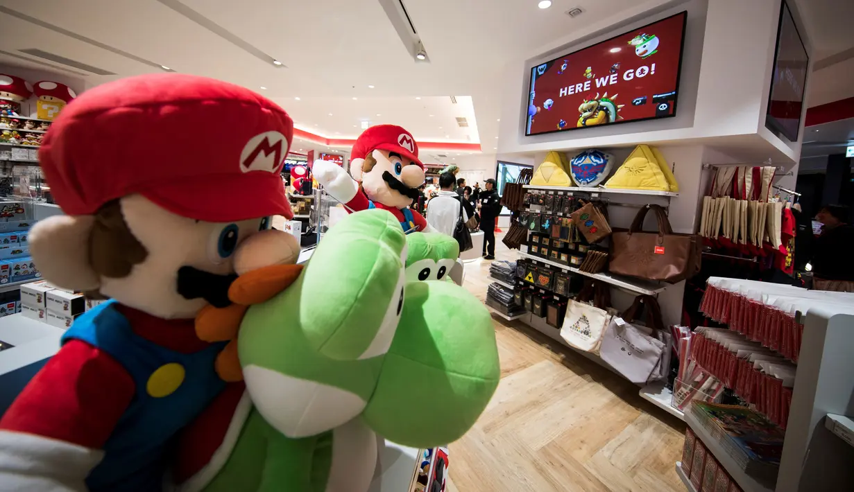 FOTO: Menyambut Toko Nintendo Dibuka di Jepang - Foto Liputan6.com