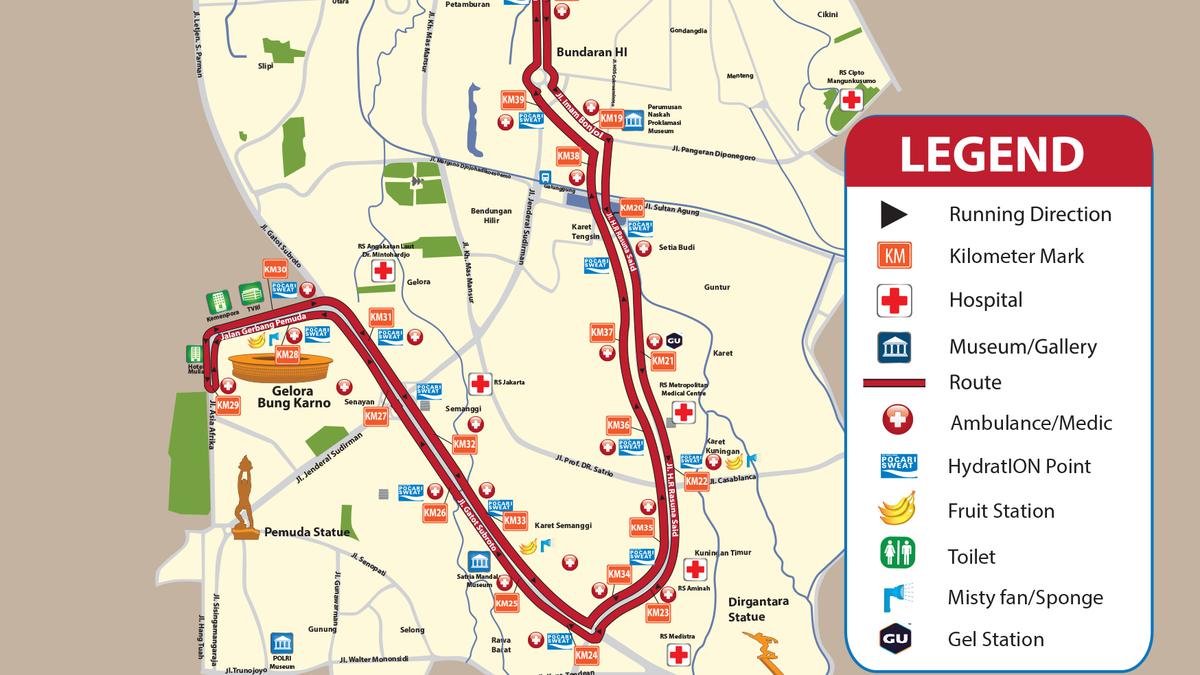 Ada Jakarta Marathon, Hindari Rute Ini Pada Hari Minggu
