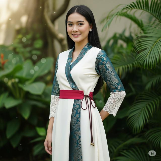 10 Model Baju Brokat Pesta Satin Kombinasi Bahan Premium, Tampil Elegan ...