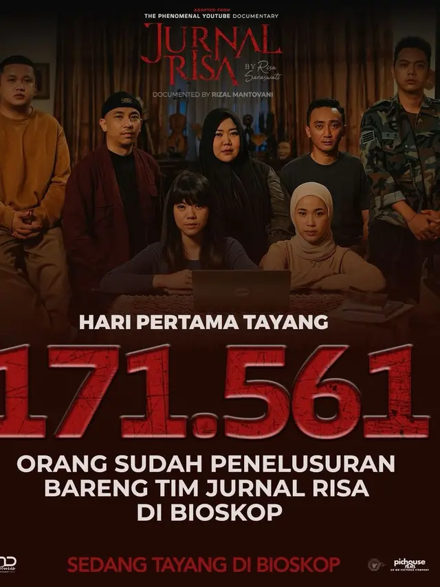 Jurnal Risa Raih 171.561 Penonton Hari Pertama, Diramal Jadi Film ...