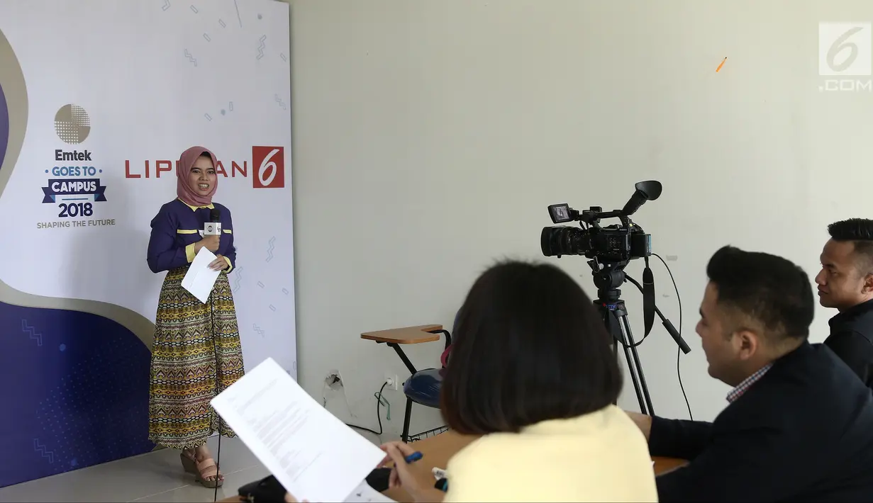 FOTO: Antusiasme Mahasiswa UNNES Ikuti Lomba Presenter EGTC 2018 - Foto ...