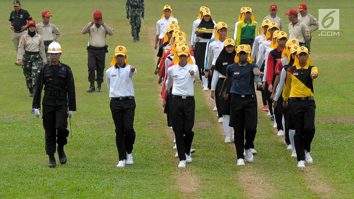 Calon Paskibraka Nasional Mulai Latihan dengan Paspampres