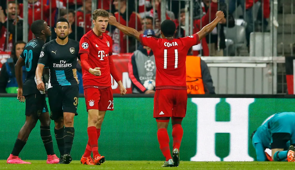 Bayern Muenchen Permalukan Arsenal 5-1 di Allianz Arena - Foto Liputan6.com