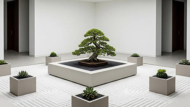 10 Inspirasi Desain Kebun Mini Rumah Modern dengan Planter Box Beton ...
