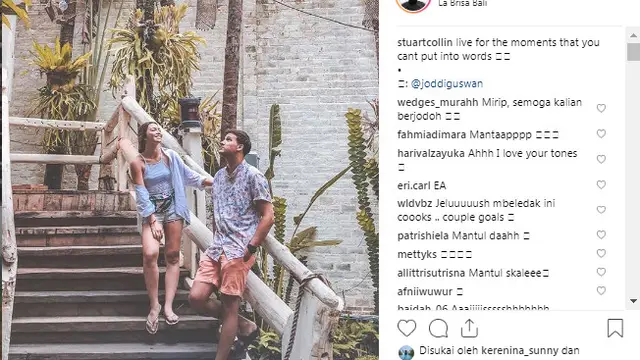 Angela Gilsha dan Stuart Collin Mulai Berani Unjuk Kebersamaan ...