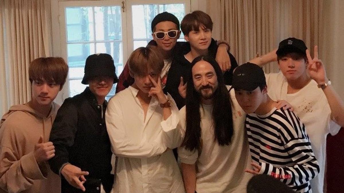Kolaborasi BTS dan Steve Aoki Ngehits di Amerika Serikat ...